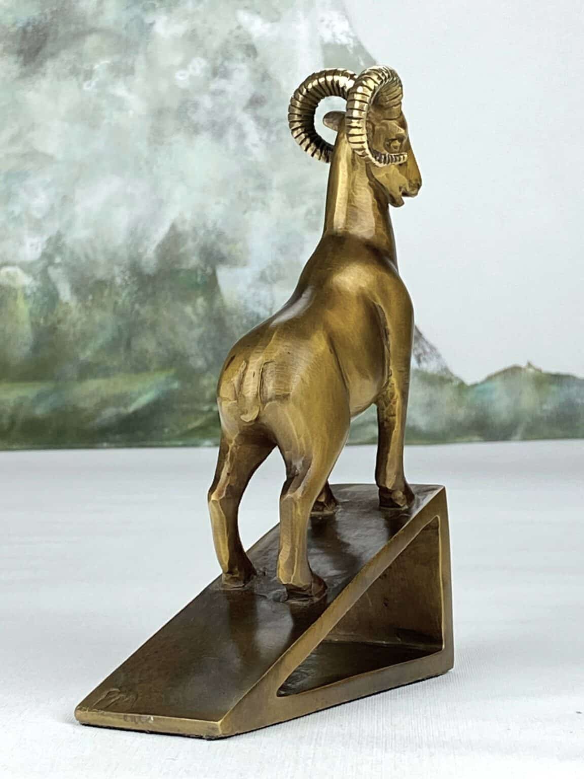 Bjergged-prisen til fighteren - fortjent hæder - ægte bronze