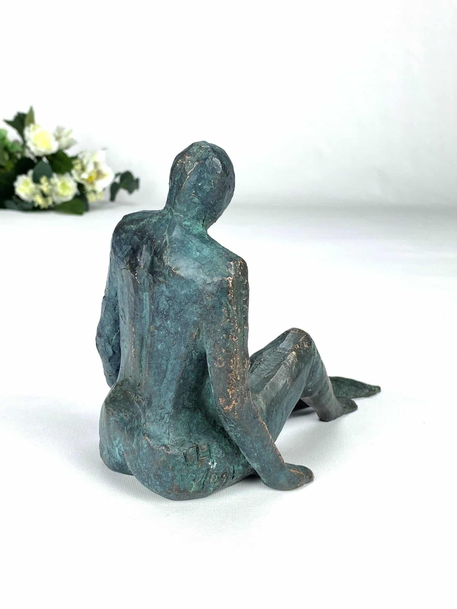 Kvinde II - skønhed og harmoni - ægte bronze skulptur